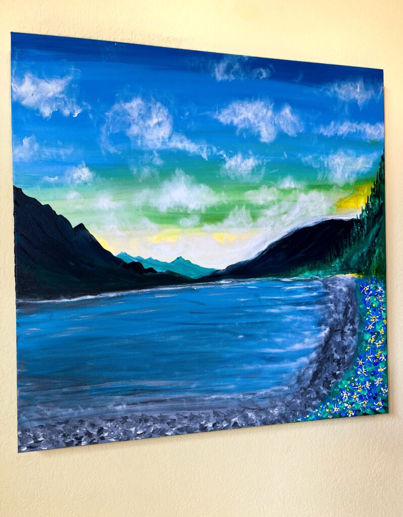 Turnagain Arm in Blue ~ Christina Wilson Art