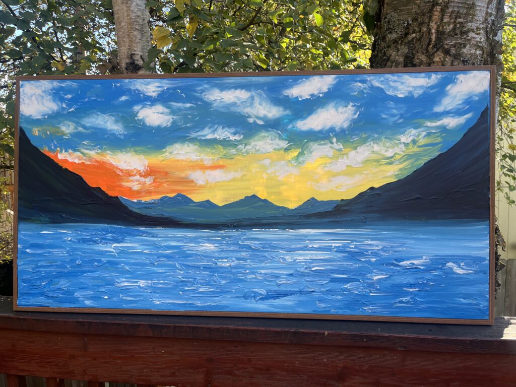 Bluebird Day on Turnagain Arm ~ Christina Wilson Art